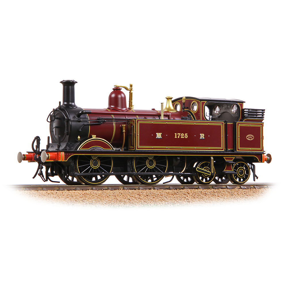 OO Gauge Bachmann 31-740A MR 1532 (1P) Tank 1725 Midland Railway Crims ...