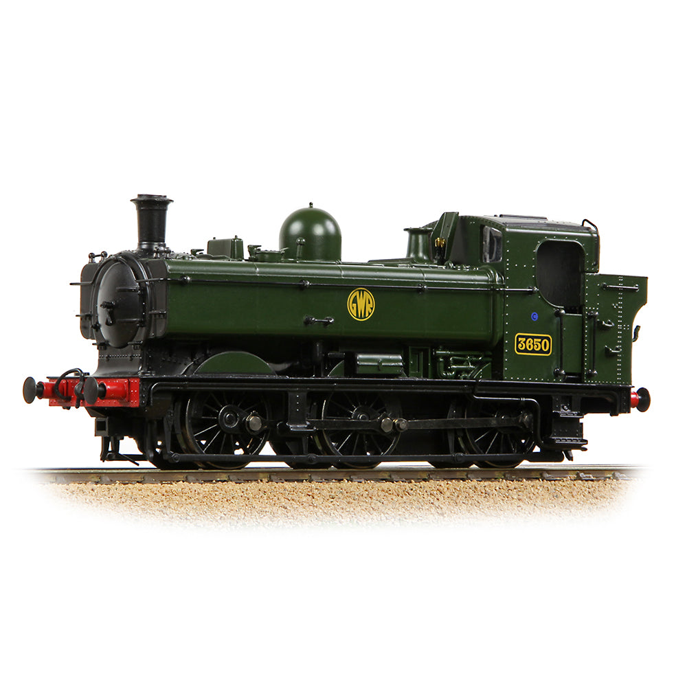 OO Gauge Bachmann 32-198 GWR 8750 Pannier Tank 3650 GWR Green (Shirtbu ...