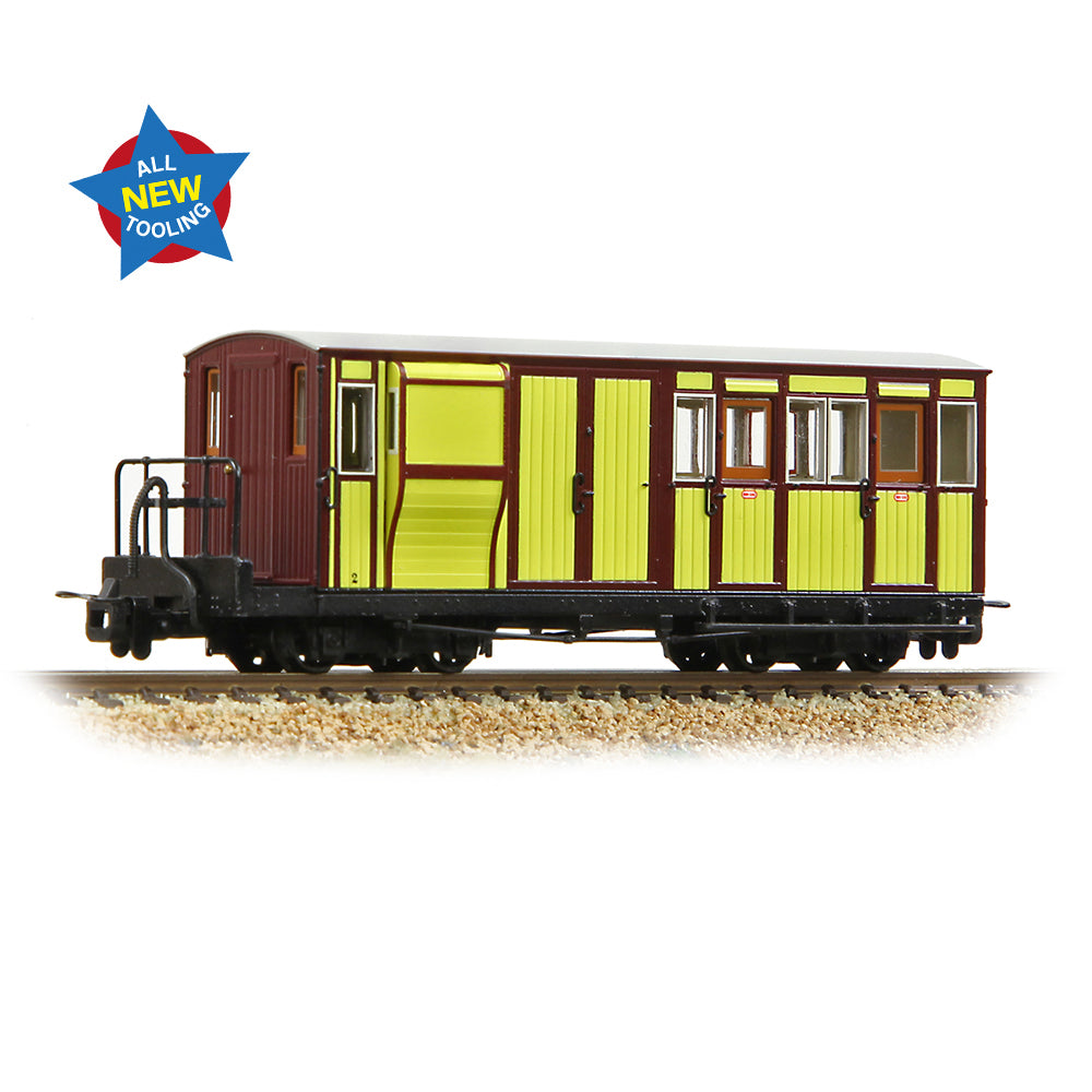 OO9 Gauge Bachmann Narrow Gauge 394-081 Ffestiniog Railway Brake Third ...