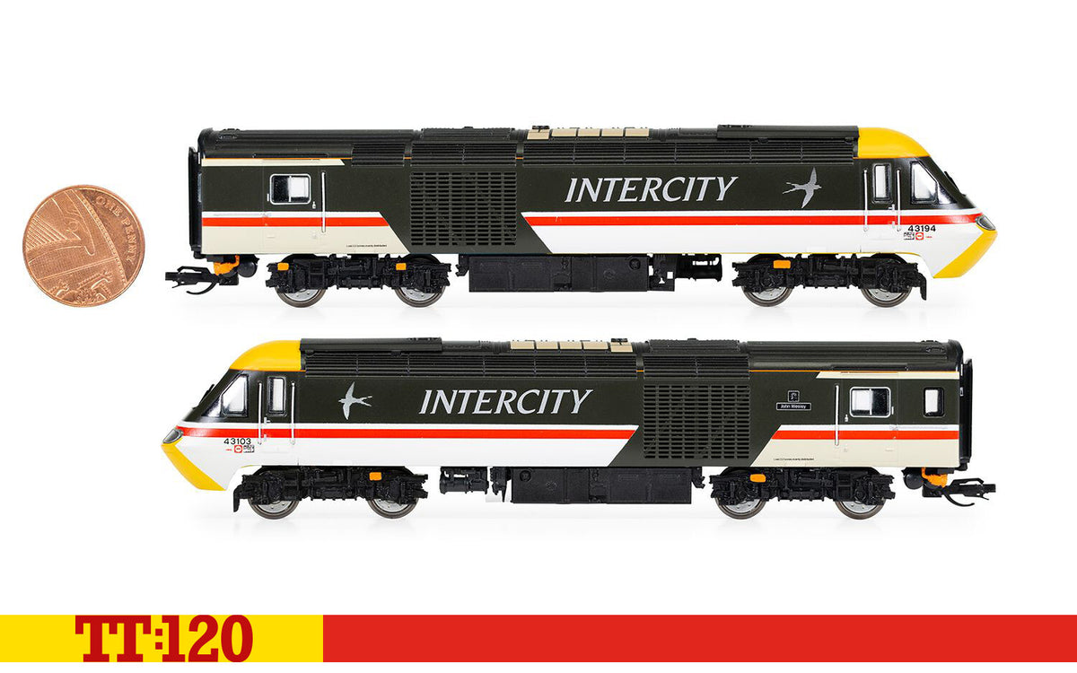 TT:120 Gauge Hornby TT3022M BR Class 43 HST Train Pack Intercity Execu ...