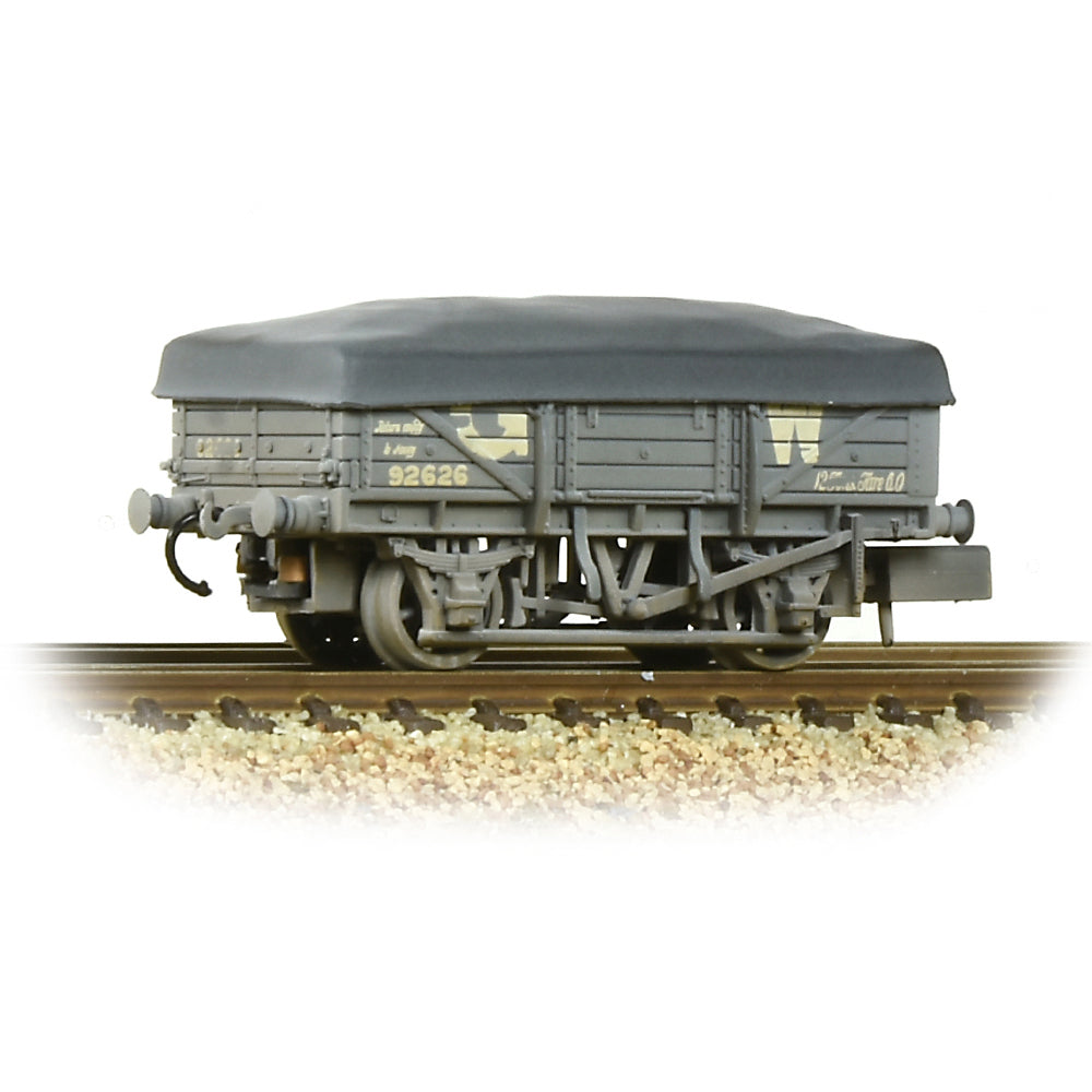 Graham Farish 377-475 N Gauge Wagon 5 Plank China Clay Wagon GWR Grey ...